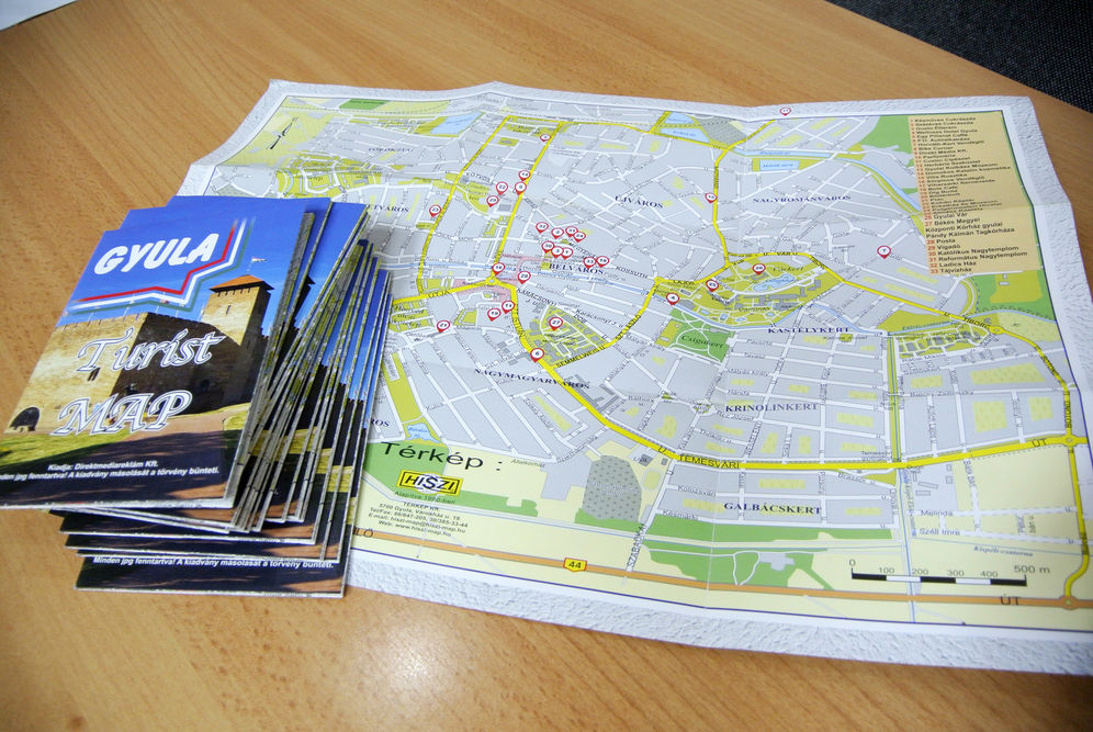 Gyulai Hírlap - Új turisztikai térkép készült Gyula városáról